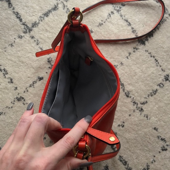 Coach | Accessories | Orange Peach Color Coach Cross Body Purse | Poshmark